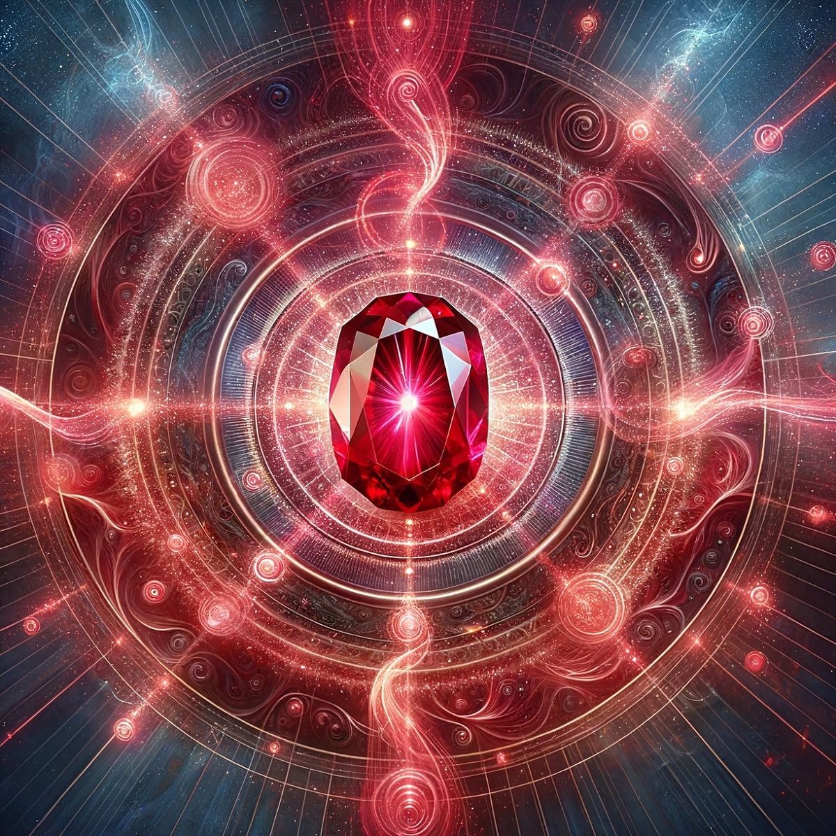 RUBY REIKI™ PLATINUM - Archangel Jophiel’s Gem for Creativity Boost, M – Gabrielsen Academy